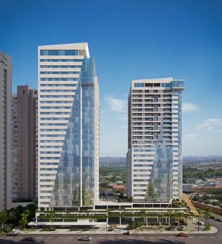Salas Comerciais no condomínio Euro Towers - Comercial na PLH 4, 38...