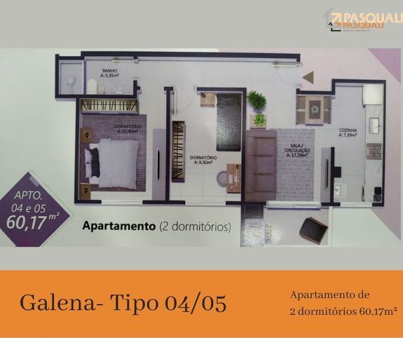 Imóveis no Edifício Galena na Rua do Comércio, Morada do Sol em Ijuí, RS